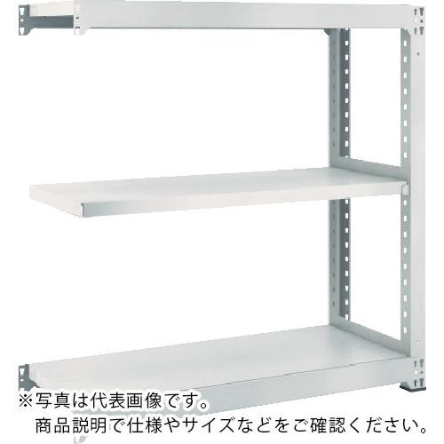 特長：ボルトを1本も使用していないボルトレス構造で、分解・組み立て作業が簡単で、作業時間を大幅に短縮できます。棚の段変更が、25mmピッチで、自由に調整、変更ができます。高さ、奥行が同じであれば、増結することができます。また、支柱を兼用する...