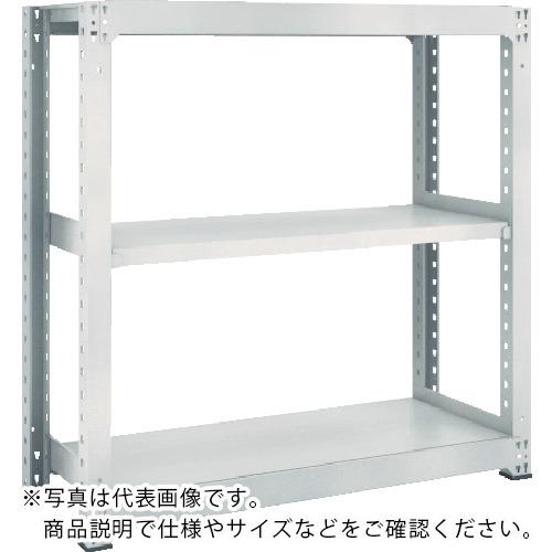 特長：ボルトを1本も使用していないボルトレス構造で、分解・組み立て作業が簡単で、作業時間を大幅に短縮できます。棚の段変更が、25mmピッチで、自由に調整、変更ができます。高さ、奥行が同じであれば、増結することができます。また、支柱を兼用する...