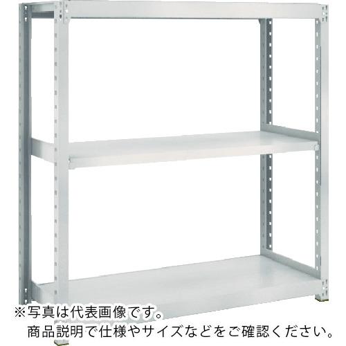 特長：ボルトを1本も使用していないボルトレス構造で、分解・組み立て作業が簡単で、作業時間を大幅に短縮できます。棚の段変更が、25mmピッチで、自由に調整、変更ができます。高さ、奥行が同じであれば、増結することができます。また、支柱を兼用する...