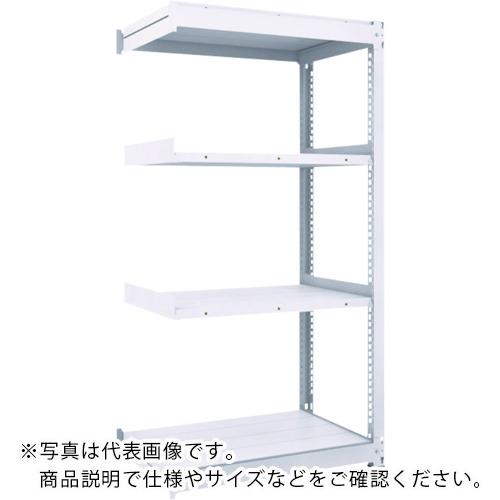 特長：完全ボルトレス構造のため、工具なしで組み替え・段替えが自在にできます。棚板は割棚方式のため、組み立て・取り扱いが容易です。棚の段変更が、小刻みな30mmピッチで自由に調整変更ができます。高さ、奥行が同じであれば、連結することができます...