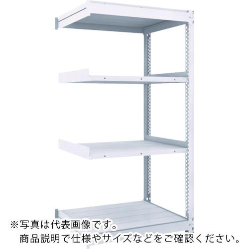 特長：完全ボルトレス構造のため、工具なしで組み替え・段替えが自在にできます。棚板は割棚方式のため、組み立て・取り扱いが容易です。棚の段変更が、小刻みな30mmピッチで自由に調整変更ができます。高さ、奥行が同じであれば、連結することができます...