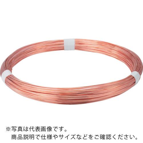 特長：軟らかく作業性に優れます。耐食性、電導性、伸延性、圧延性に優れています。用途：園芸、盆栽、屋根など。仕様：番手(#)：24線径(mm)：0.55長さ(m)：7使用荷重(kgf)：1材質／仕上：タフピッチ銅（Cu99.9以上含有）　●代...
