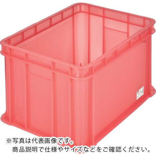 特長：中身が見えるスケルトンカラーです。工業用から食品まで幅広い用途に使用できます。同じ容器での積み重ねができます。またフタ使用時での積み重ねもできます。仕様：容量(L)：54色：半透明レッド外形寸法(mm)間口：552外形寸法(mm)奥行...