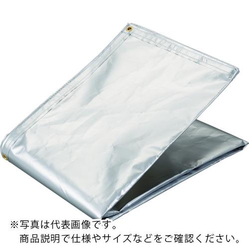 特長：遮熱性、強度、柔軟性、耐候性に優れた「アルミ蒸着塩ビ複合シート」素材の遮熱保冷シートです。赤外線反射により断熱効果があります。用途：工場、倉庫での遮熱カバー。トラック用遮熱保冷シートに。仕様：色：シルバー幅(m)：4長さ(m)：7厚さ...