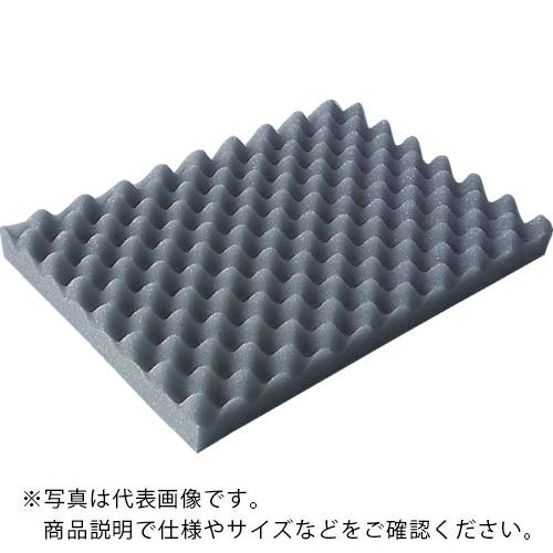 特長：波状の加工が施されているため緩衝材に最適です。お好みのサイズにカットして使用できます。吸音性を有する素材です。用途：通箱緩衝材、クッション材、工作。仕様：色：黒厚さ(mm)：20幅(mm)：1000長さ(mm)：1000使用温度範囲(...