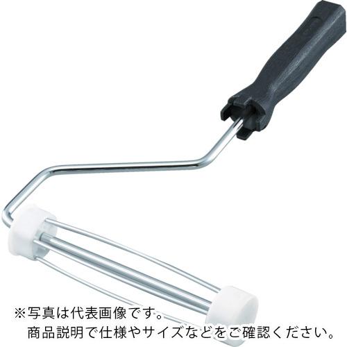 特長：業務用ローラーハンドルで耐久性があります。直進性がよく、作業性に優れています。5本スポーク仕様です。仕様：適合ローラー(インチ)：4幅(mm)：118径(mm)：38全長(mm)：335ハンドルねじ部：M20材質／仕上：柄部:ポリプロ...