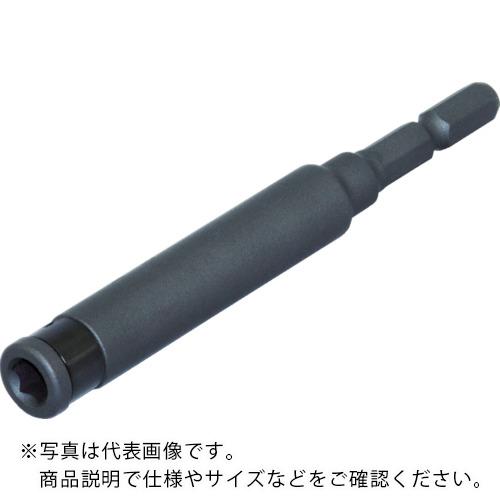 特長：電動ドリルの先端に各種ビットが取り付け可能です。6.35mmシャンクの先端延長工具として使用できます。用途：狭く奥が深い場所での作業に。仕様：全長(mm)：150差込角(mm)：6.35軸寸法(mm)：6.3518Vインパクト対応材質...
