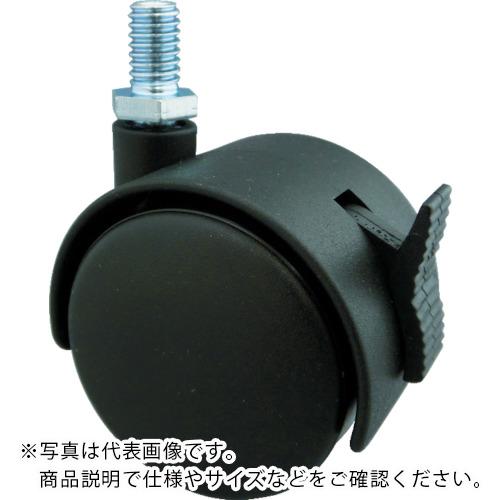 特長：安価で軽量製品向けのスタンダードな商品です。用途：収納家具、什器、ワゴン、ラックなどに。仕様：許容荷重(daN):29許容荷重(kgf):30車輪径D(mm):40車輪幅(mm):42取付高H(mm):51軸長L(mm):15ねじT:...