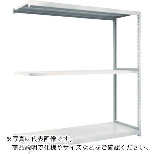 特長：ボルトを1本も使用していないボルトレス構造で、分解・組み立て作業が簡単で、作業時間を大幅に短縮できます。棚の段変更が、25mmピッチで、自由に調整、変更ができます。高さ、奥行が同じであれば、増結することができます。また、支柱を兼用する...