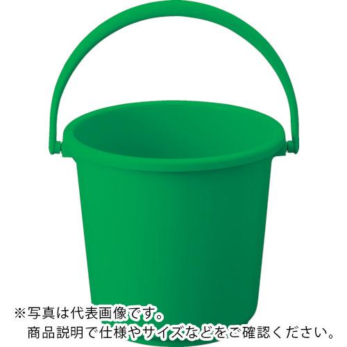 特長：肉厚で強度あるスタンダードのカラーバケツです。食品衛生法適合品です。HACCP対策など区域別の使用などに重宝します。仕様：色：グリーン容量(L)：15外径(mm)：313幅(mm)：313奥行(mm)：313高さ(mm)：302耐熱温...