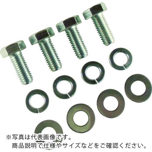 特長：鋼鉄製運搬車にストッパーをしっかり固定します。用途：鋼鉄製運搬車ストッパー専用として。仕様：適合台車：SH-1N、SH-2N、SH-3Nタイプ用パッケージ：ボルトンパック（ブリスターパック）ユニクロ　六角ボルト全ねじ8x25、ユニクロ...