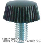 特長：手で締められるねじです。110℃の優れた耐熱性です。用途：照明器具、ディスプレイ器具、電気機器、一般機械、事務用機器等。仕様：頭部径(mm)：11頭部厚さ(mm)：5.3表面処理：三価クロメート色：黒呼び径d：M3呼び径L：16ねじピ...