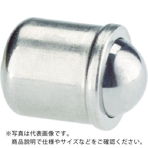 特長：はめ込みタイプのプランジャーです。ボールとケースがステンレス製のボールプランジャーです。用途：位置決め、固定、押し付け、押し離しなどに。仕様：荷重(N)：3.0〜6.5全長(mm)：6ストローク(mm)：1.4ボール径(mm)：4.0...