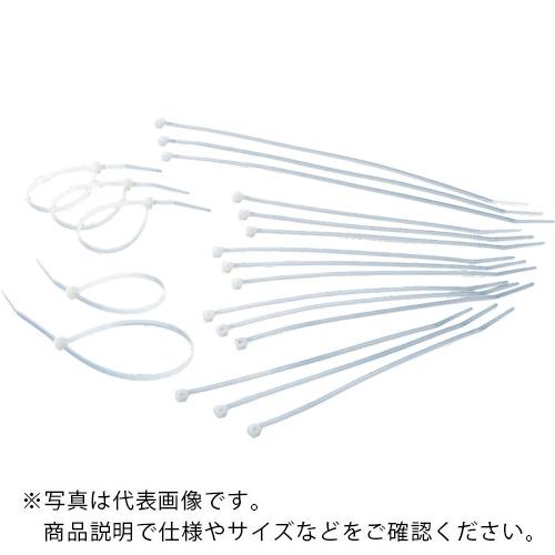 特長：主に屋内での結束に適した汎用性の高いタイプです。用途：電線ケーブルの固定や結束に。屋内使用に最適です。仕様：色：ホワイト幅(mm)：9長さ(mm)：1500厚さ(mm)：2最大結束径(mm)：462引張強度(N)：784袋人数(本)：...