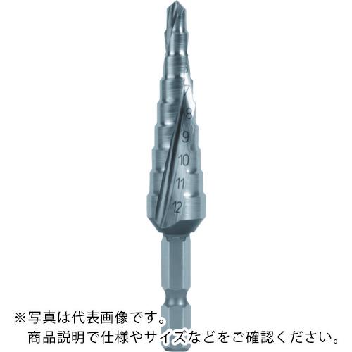 特長：母材にコバルトハイスを採用し、耐摩耗性・耐熱性に優れています。ストレート刃と比較し切削スピードと耐久性がアップしています。用途：被削材:鉄板・銅板（2mmまで）、アルミ板・樹脂（3〜4mmまで）、ステンレス板（1mmまで）。仕様：段幅...