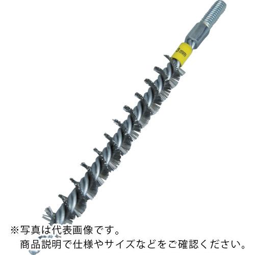 特長：スパイラル型ブラシは、煙突掃除用ブラシなどにみられる様な針金を芯線にしてそれをねじることにより、線材を固定しているブラシです。パイプ内径、ねじ孔の内面など、普通のブラシでは届きにくい場所のクリーニング、バリ取り、その他のスケール除去に...