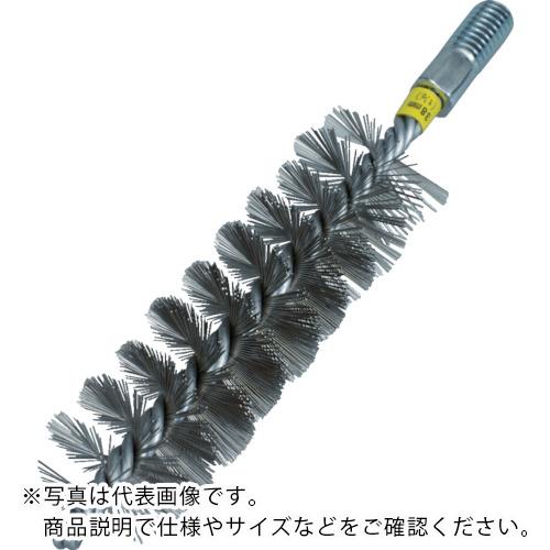 特長：スパイラル型ブラシは、煙突掃除用ブラシなどにみられる様な針金を芯線にしてそれをねじることにより、線材を固定しているブラシです。パイプ内径、ねじ孔の内面など、普通のブラシでは届きにくい場所のクリーニング、バリ取り、その他のスケール除去に...