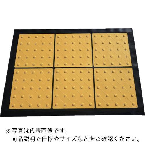 特長：昼・夜間工事での短期使用に最適です。一時的な使用で粘着テープのあとを残しません。カッターなどで、簡単にお好みの形状にカットできます。折り畳み式なので、巻き癖の心配がなく、簡単に設置できます。仕様：表示内容：折り畳み式点字マットポイント...