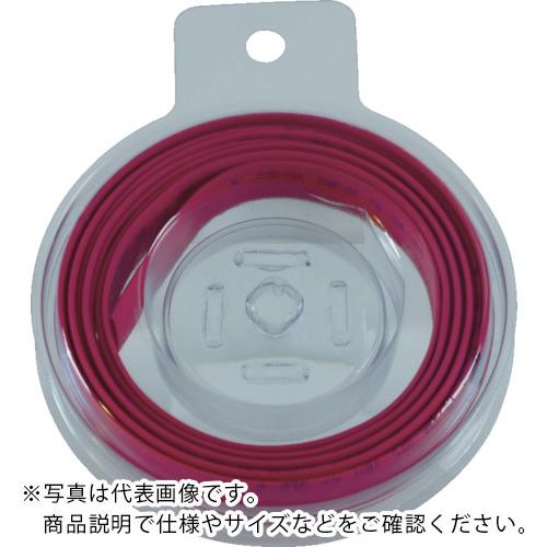 特長：1袋2m入りの使いきりサイズです。用途：電線接続部、パーツ類の絶縁、保護はもとよりパイプの防食など多くの用途に応用が可能です。仕様：色：赤収縮後肉厚(mm)：0.56収縮前内径(mm)：8.4±0.4収縮後内径(mm)：4長さ(m)：...