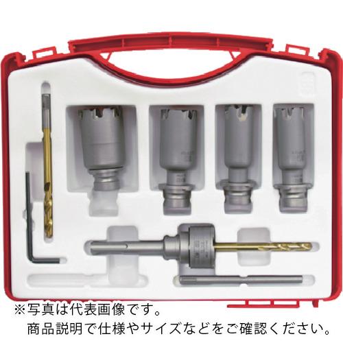 特長：1本のシャンクで各サイズの穴あけ加工に対応しています。仕様：名称：ホールソー578PBOXキットセット内容：SDSプラスシャンク、センタードリル(予備1)、カッター21(mm)×2.27(mm)×1.33(mm)×1カッター　φ21X...