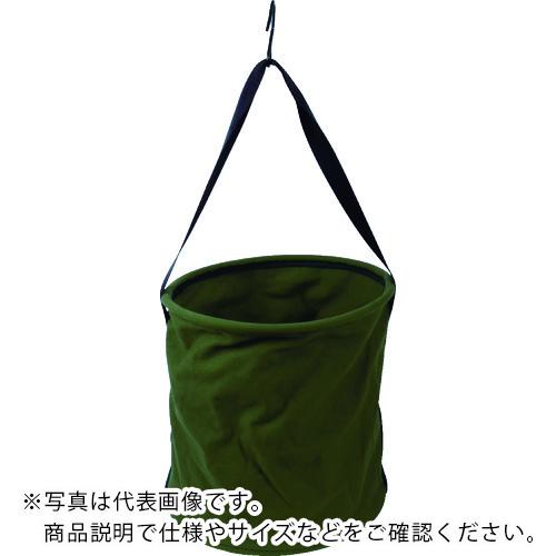 特長：厚手の綿帆布で製作しているので丈夫で軽量なフック付き運搬用袋です。底面にベニヤ板入りです。耐荷重9kgです。用途：作業工具の運搬収納用に。金物など小物運搬用袋に。仕様：色：OD径(mm)：φ300高さ(mm)：300外形寸法(mm)奥...