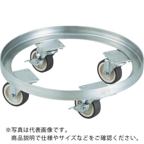 特長：オールステンレス製のタンク用平台車です。本体、およびキャスター金具までSUS304製ですので、さびにくく、クリーンルームでの使用もできます。用途：食品工場、研究施設、クリーンルームなど。タンクの運搬。仕様：均等荷重(kg)：200積載...