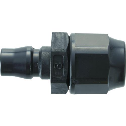 特長：ホースバンド不要設計です。エンジニアリングプラスチックの採用で耐衝撃性に優れています。プラスチック製ですので軽量でさびません。用途：各種エア配管。自動車業界、食品業界などに。各種機器および機器配管等。空気工具、空気圧機器。仕様：最高使...