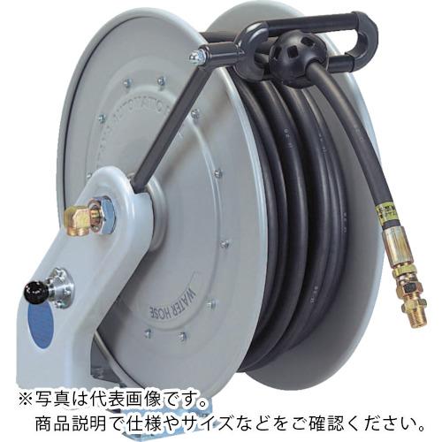 特長：洗車場・修理工場・食品工場等での高圧洗浄に便利な自動巻高圧水用ホースリールです。冷水でも温水でも使用可能です。用途：洗車場に修理工場に食品工場に仕様：ホース全長(m)：10使用圧力(MPa)：7幅(mm)：340奥行(mm)：240高...