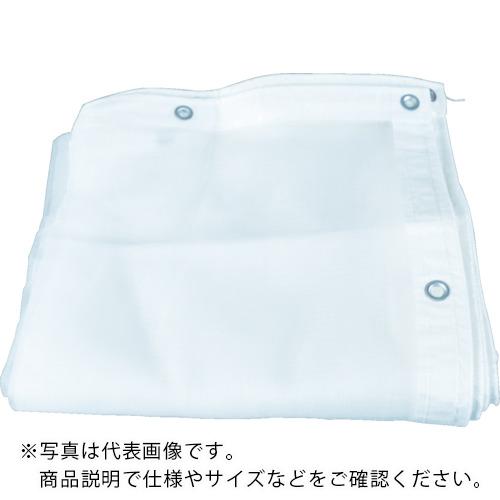 特長：軽くて作業性に優れた、飛散防止用の塗装シートです。用途：塗装現場などの足場単管に使用し、塗装が飛散するのを防止します。仕様：色：白幅(m)：1.8長さ(m)：3.6ハトメ数(個)：36ハトメピッチ(cm)：30引張強度：720N/5c...