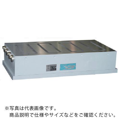 特長：重切削用の特殊設計による超強力電磁チャックです。用途：フライス・プラノミラなどによる重切削用チャックです。仕様：幅(mm)：600奥行(mm)：200高さ(mm)：100適合電装品：ES-M103B、ES-M305B、EH-V105C...