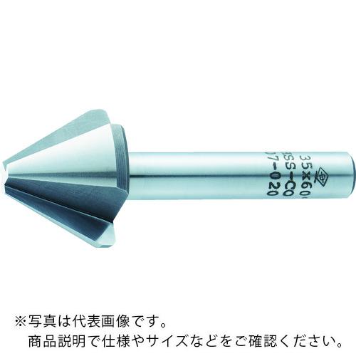 特長：耐久・耐熱性が良く長寿命で、きれいな仕上げ加工が可能です。用途：面取り、側面加工。被削材：鉄・鋳物・ステンレス仕様：有効刃径(mm)：16全長(mm)：65シャンク径(mm)：10先端角(°)：60刃数(枚)：3刃数：3面取範囲(mm...