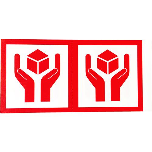 特長：荷物に貼って注意喚起に使用します。ミシン目付きです。仕様：表示内容：取扱注意縦(mm)：58横(mm)：115シールタイプ1組(1シートに表2枚・裏2枚の合計4枚×10シート)シートの間に透明剥離シート有り材質／仕上：紙　●代表画像に...