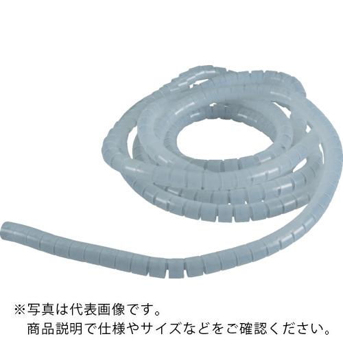 特長：再結束可能です。専用工具を使用することによって、一瞬でケーブルに取り付けできます。必ず専用工具をご使用ください。用途：電線及びケーブルの保護仕様：色：ナチュラル長さ(m)：5最大結束径(mm)：22チューブ内径(mm)：20使用温度範...
