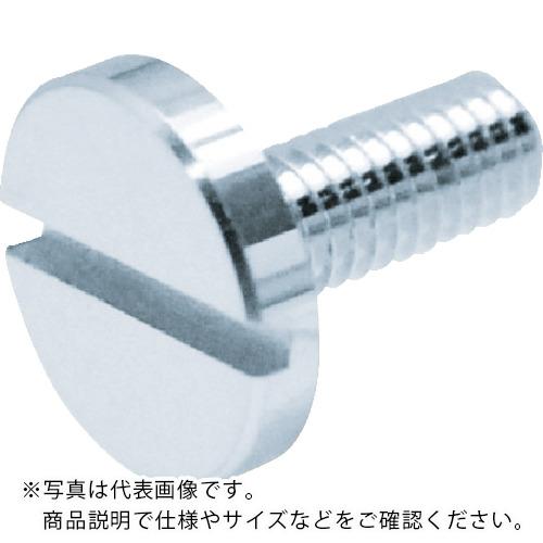 特長：装飾用の平小ねじです。頭部に割りが入っており硬貨で回すことができます。用途：化粧ねじとして。仕様：呼び径d：M6呼び径L：20頭部径(mm)：16厚さ(mm)：3材質／仕上：真鍮表面処理：クロームメッキ仕上げ　●代表画像について 商品...