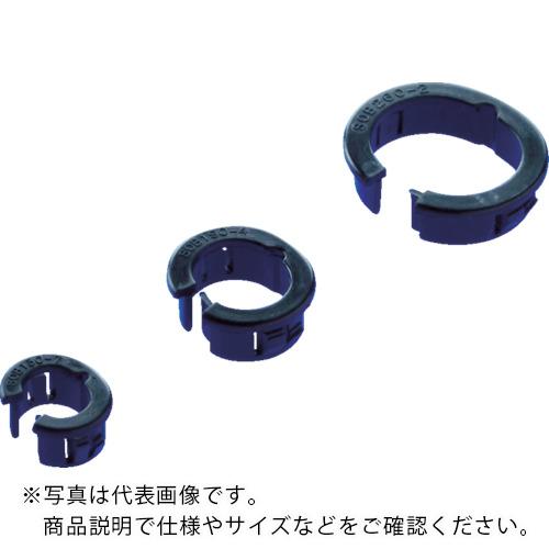 特長：パネル板の穴に電線を通した後にワンタッチで固定でき保護も可能なブッシュです。取付爪部を内側に押すだけで簡単に外せます。ポリアミド樹脂（ナイロン66）製で、電気絶縁、耐摩耗性にも優れた商品です。RoHS指令対応品です。用途：パネル板の穴...