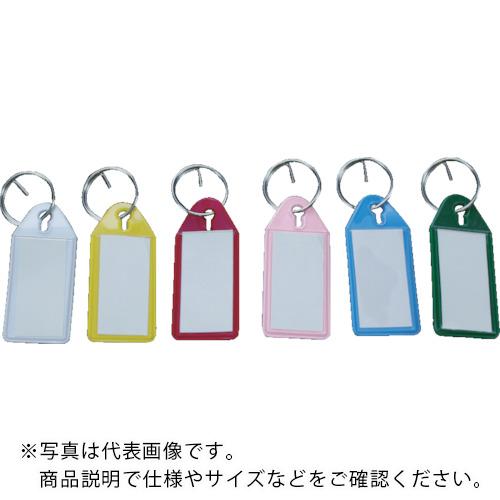 特長：鍵や小物の管理に便利です。リングの先端が内側に曲がっており、つけ外しに便利です。文字が書けるシート付です。用途：鍵や小物の管理に。仕様：縦(mm)：54横(mm)：25色：赤ホルダ数(個)：1間口(mm)：19内径(mm)：19幅(m...