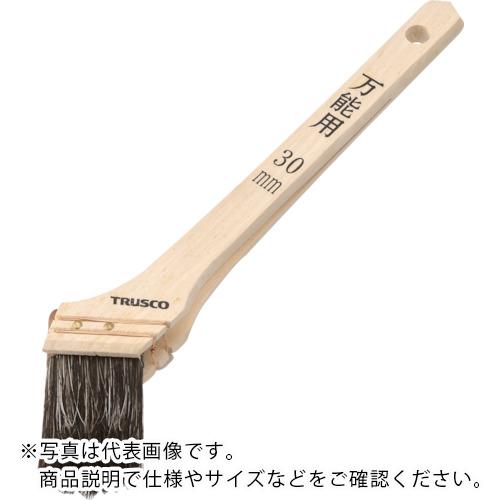特長：日曜大工、工場関係、船舶などの一般用です。用途：油性用、万能刷毛。仕様：刷毛幅(mm)：40毛丈(mm)：40玉厚(mm)：16全長(mm)：220材質／仕上：毛:馬毛・豚毛柄:木注意：提供不可：chemSHERPA、SDS、ミルシー...