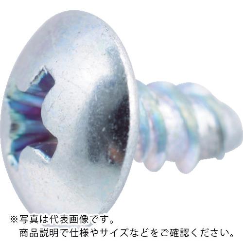 特長：薄板（厚0．3〜0．6mm）へ強力に締結できるねじです。バーリング加工が不要です。仕様：寸法(mm)d：M4寸法(mm)L：10頭部径(mm)：9.4呼び寸法(mm)d：4パッケージ：ボルトンパック（ブリスター）薄板用トラスタッピング...