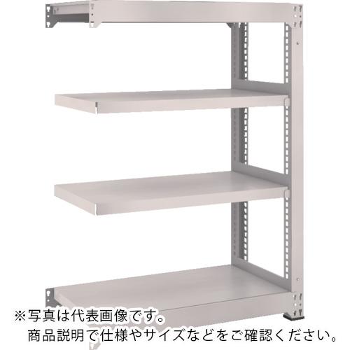特長：ボルトを1本も使用していないボルトレス構造で、分解・組み立てが簡単。組立作業の時間を大幅に短縮できます。棚の段変更が、25mmピッチで、自由に調整、変更ができます。高さ、奥行が同じであれば、増結することができます。また、支柱を兼用する...