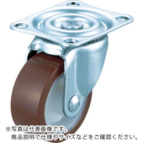 特長：標準的な小型キャスターです。ウレタン車輪は耐油性、耐摩耗性に優れています。用途：事務機器や家具、運搬車や軽量ラック等、幅広い用途に。仕様：許容荷重(daN)：28許容荷重(kgf)：28.6車輪径D(mm)：38車輪幅(mm)：16取...