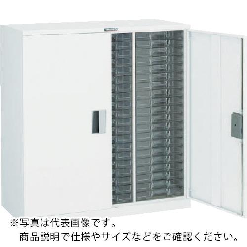 特長：扉に鍵が付いているため、重要な書類や資料を保管・管理するのに適してます。透明な引出しなので中が見やすいです。各引出しに見出しカード（2枚）が付属しているため仕分けに便利です。別売の仕切板（ケタログケース引出し用）を使うことで用途に合わ...