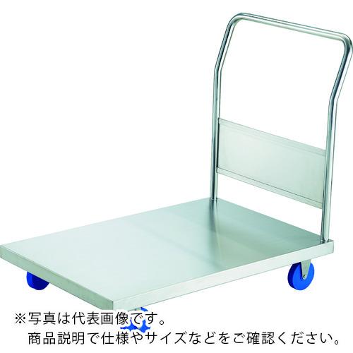 特長：MCナイロン車輪を使用したオートクレーブ対応の台車です。荷台にしっかりと補強の入った、板厚1.5tの頑強な溶接式のSUS304製台車です。キャスターもSUS金具ですので、食品工場やクリーンルームで使用できます。用途：食品工場、研究所な...