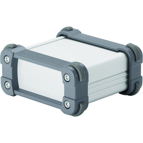 特長：上下カバー内部が無処理で、導電性ガスケットを使用したEMCシールド効果のあるケースです。コーナーがシリコンゴム製のガード付で、デザインと耐衝撃性に優れています。仕様：色：シルバー/グレー高さ(mm)：39縦(mm)：100横(mm)：...