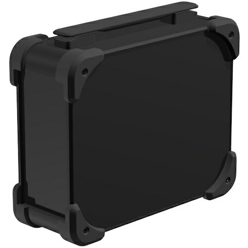 特長：キャリングハンドル付の耐衝撃型アルミケースです。用途：コーナーガードは弾力性のあるTPE (エラストマ) 製で、 滑りにくくゴム足の役割にもなります。仕様：色：ブラック/ブラック/ブラック高さ(mm)：78縦(mm)：368横(mm)...