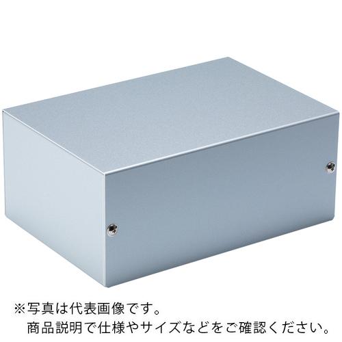 特長：オールアルミですっきりしたデザインです。内面が導通のため、アースやグランドが取りやすいです。用途：測定器、電子機器、コントロールボックスに。仕様：色：シルバー間口(mm)：120奥行(mm)：175高さ(mm)：75材質／仕上：アルミ...