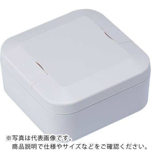 特長：保護等級IP67、ホワイトグレー色は紫外線による変色、劣化のしにくいASA樹脂製です。ブラインドカバーを外すだけで壁や金具に取付け可能です。仕様：色：ホワイトグレー高さ(mm)：35縦(mm)：75横(mm)：75材質／仕上：ASA樹...