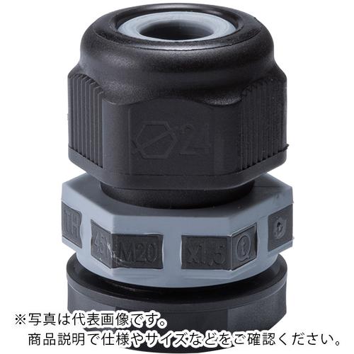 特長：本体とゴムブッシュが一体成型され隙間のない構造で、防水性に優れています。仕様：色：ブラック/グレー適合電線径(mm)：φ10.5〜14取付穴径(mm)：φ20.2　●代表画像について 商品によっては、代表画像を使用している場合がござい...