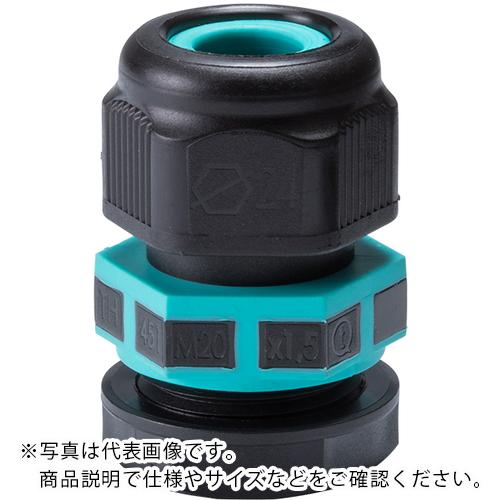 特長：本体とゴムブッシュが一体成型され隙間のない構造で、防水性に優れています。仕様：適合電線径(mm)：φ10.5〜14色：ブラック/グリーン取付穴径(mm)：φ20.2　●代表画像について 商品によっては、代表画像を使用している場合がござ...