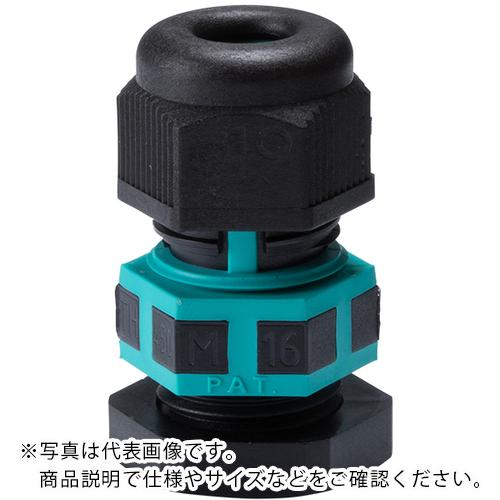 特長：本体とゴムブッシュが一体成型され隙間のない構造で、防水性に優れています。仕様：色：ブラック/グリーン適合電線径(mm)：φ5〜7.5取付穴径(mm)：φ15.7　●代表画像について 商品によっては、代表画像を使用している場合がございま...