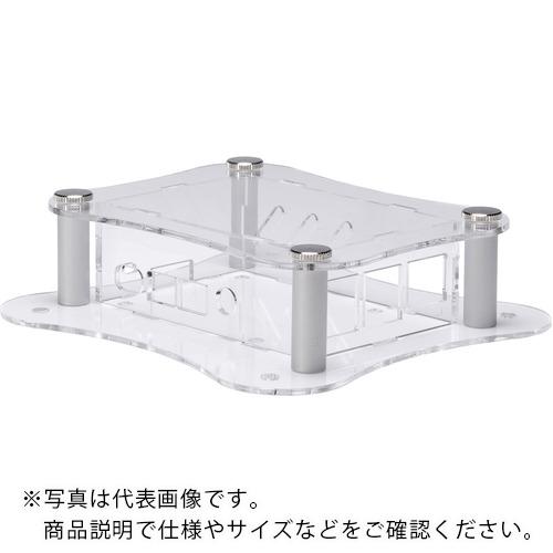 特長：コーナーにアルミ円柱を使用した高級感のあるデザインのアクリル製スケルトンケースです。内部の基板を見せられる一味違ったケースとして、Raspberry　Piを楽しむことが出来ます。用途：Raspberry　Pi　4B専用アクリルケースと...